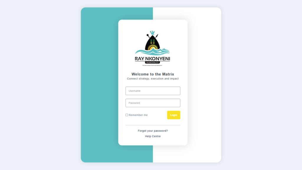 Case Study - SALGA Matrix - Scientrix