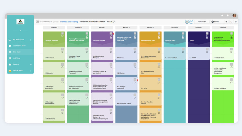 Case Study - SALGA Matrix - Scientrix